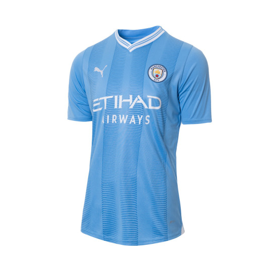 T-Shirt Puma Manchester City Primera Equipación 2023-2024 Niño Team Licht Blauw-Wit - Fútbol Emotion