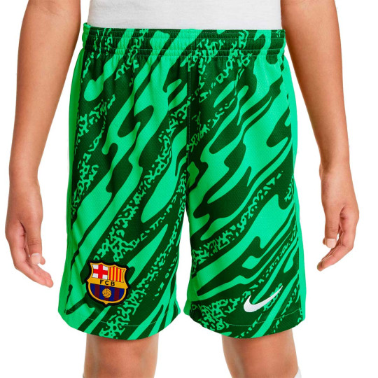 Shorts Nike Thuisshirt FC Barcelona Kinderen Doelman Groen Spark-Dennen ...