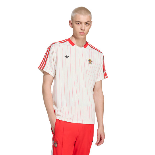 T-Shirt adidas Slb Benfica Fanswear 2025-2026 gebroken wit - Fútbol Emotion